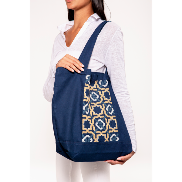 NAVY CANVAS BAG SDG#17 – SEP Suisse